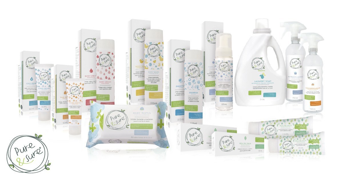 Productos para bebé - Pure & Sure